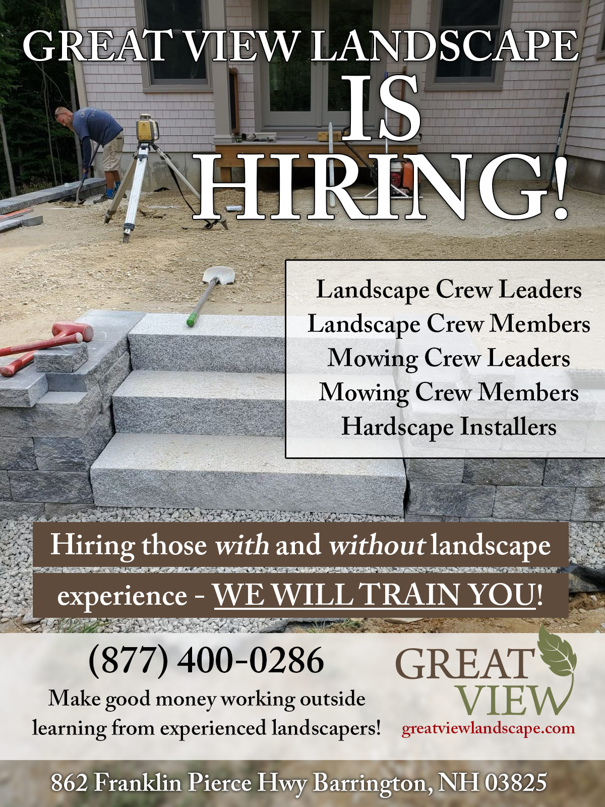 GreatView is Hiring! - Great View Landscape